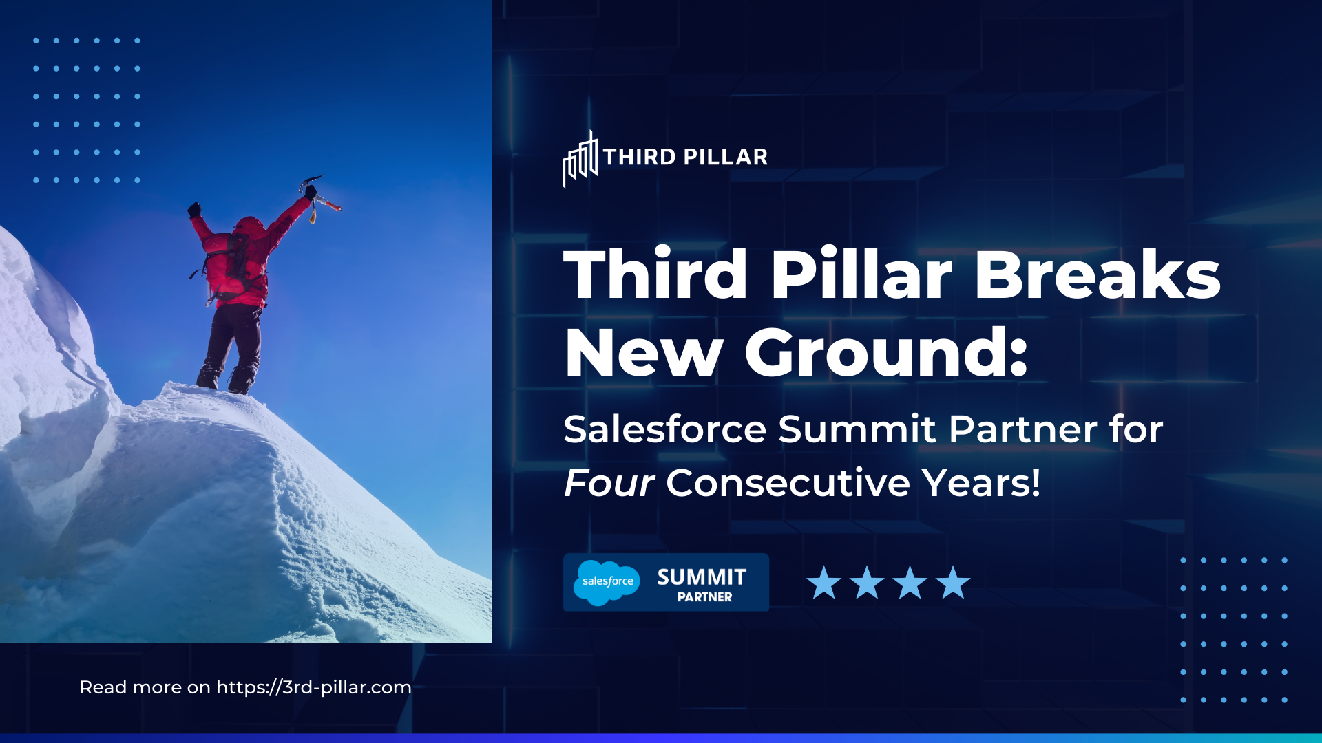 Third Pillar is a Salesforce Summit Partner for 4 Years Straight
